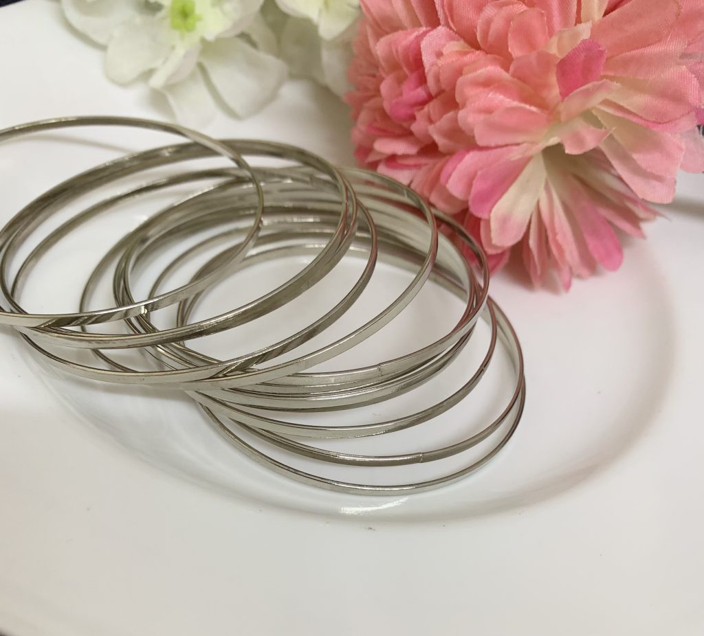PLAIN STEEL BANGLES – Aims Collection