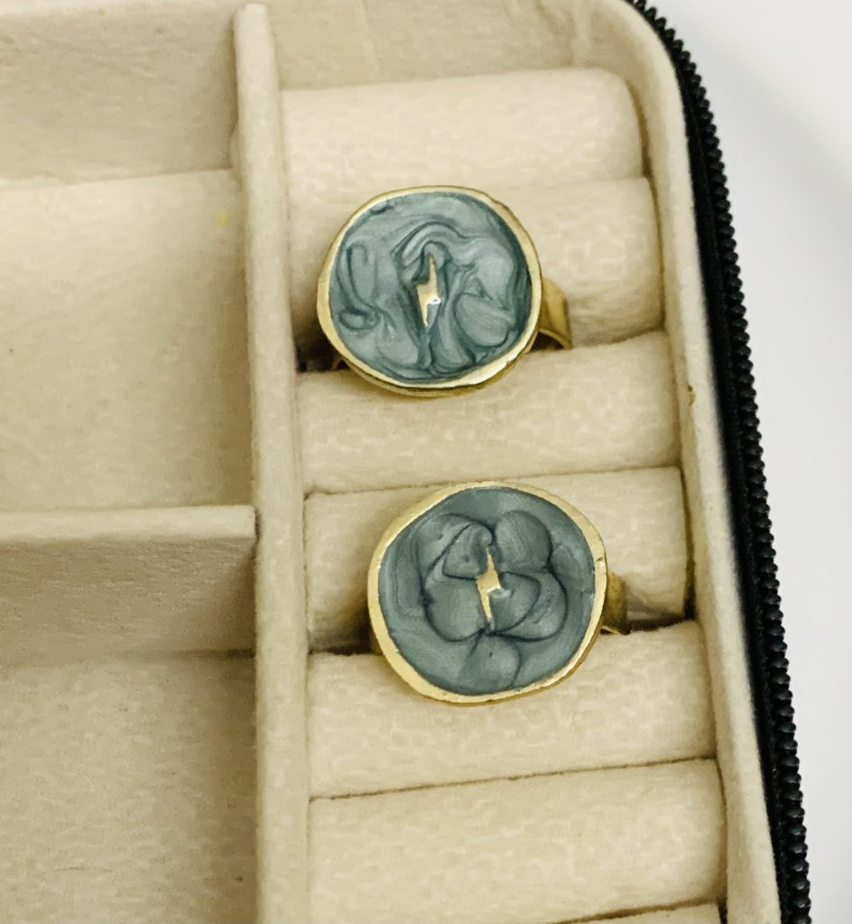 ENAMEL SPARK RING – Aims Collection